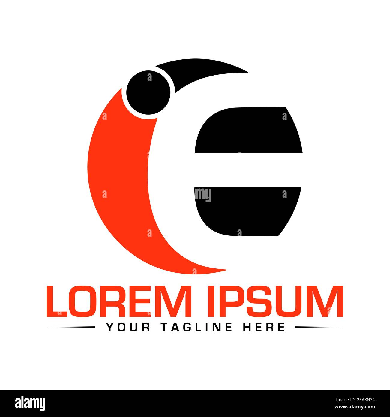 IE Letter Logo Design Stock Vector Image & Art - Alamy