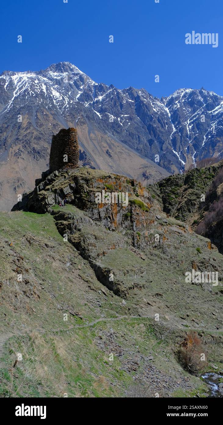 Stepansminda is a small town in the north-east of Georgia. Mount ...