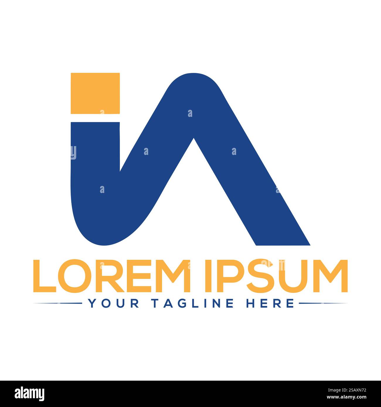 Ia letter logo design hi-res stock photography and images - Alamy