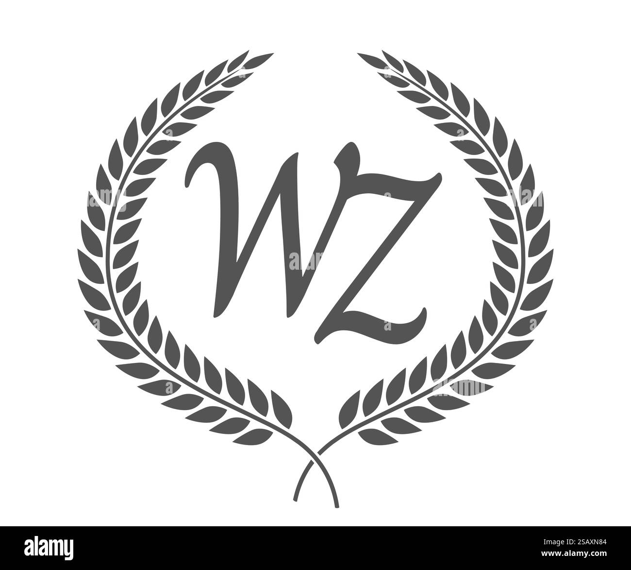 Letter z wedding logo Cut Out Stock Images & Pictures - Alamy