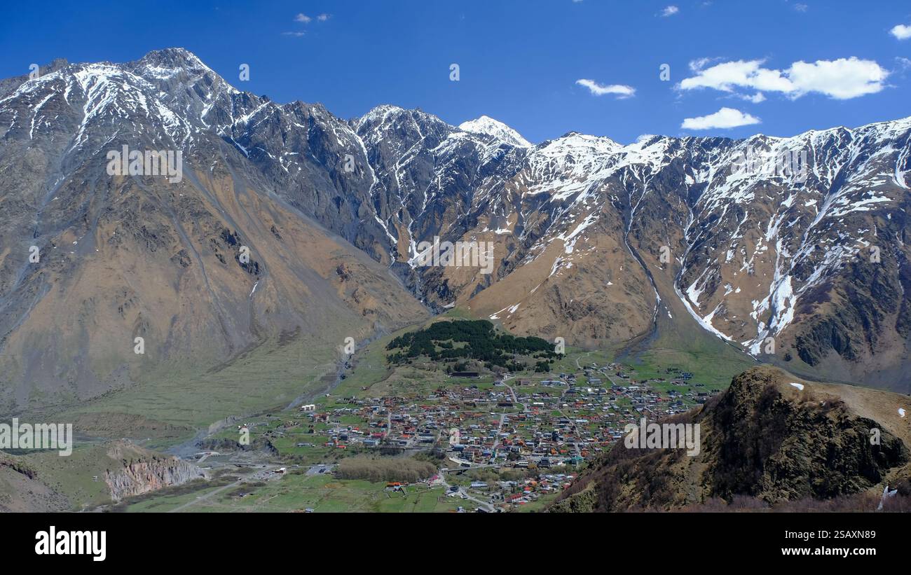 Stepansminda is a small town in the north-east of Georgia. Mount ...