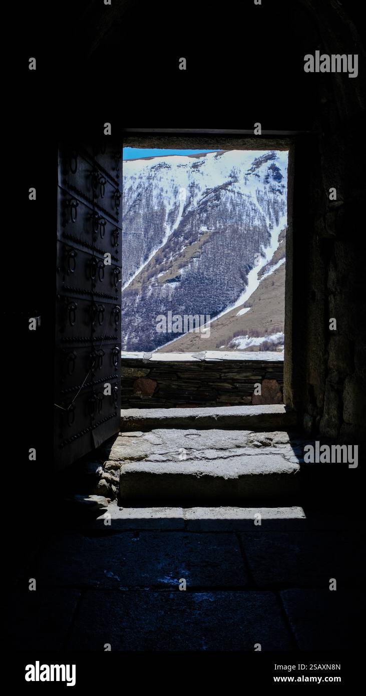 Stepansminda is a small town in the north-east of Georgia. Mount ...