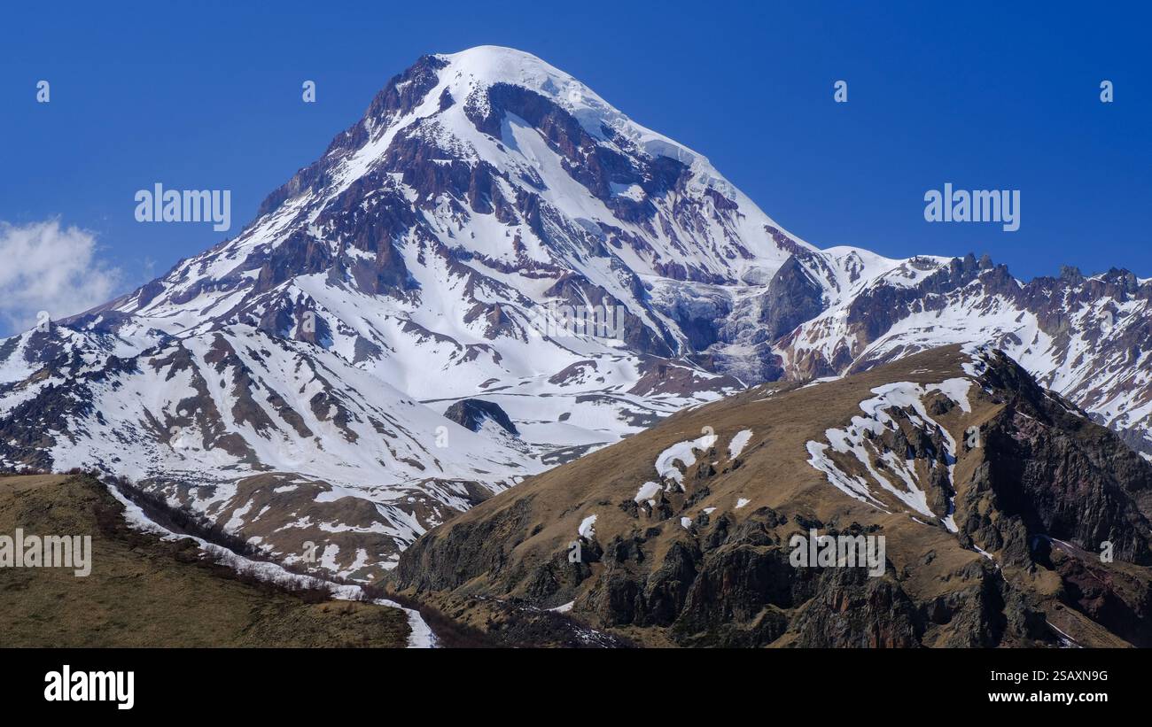 Stepansminda is a small town in the north-east of Georgia. Mount ...
