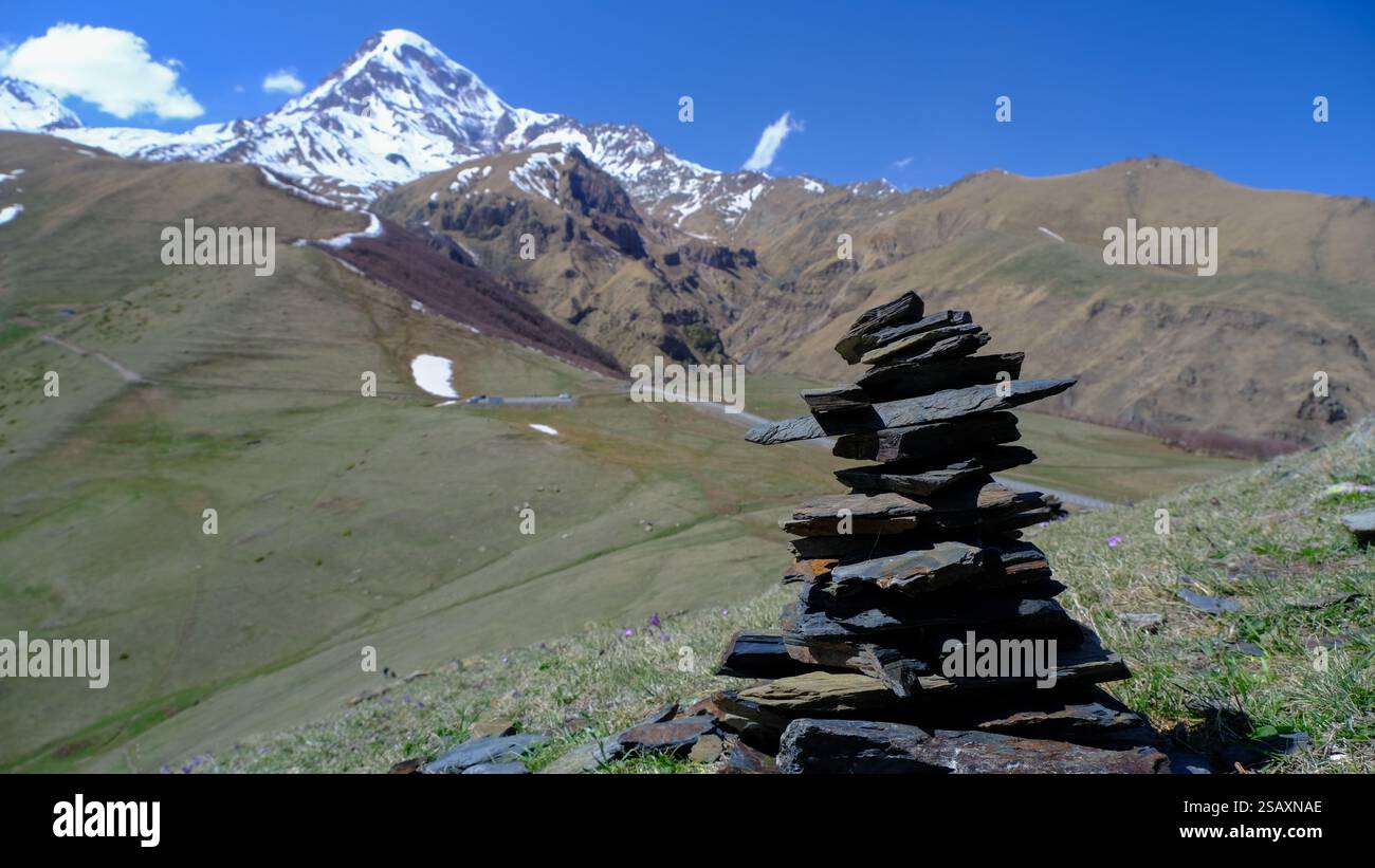 Stepansminda is a small town in the north-east of Georgia. Mount ...