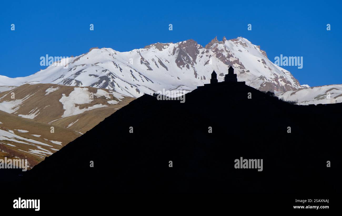 Stepansminda is a small town in the north-east of Georgia. Mount ...