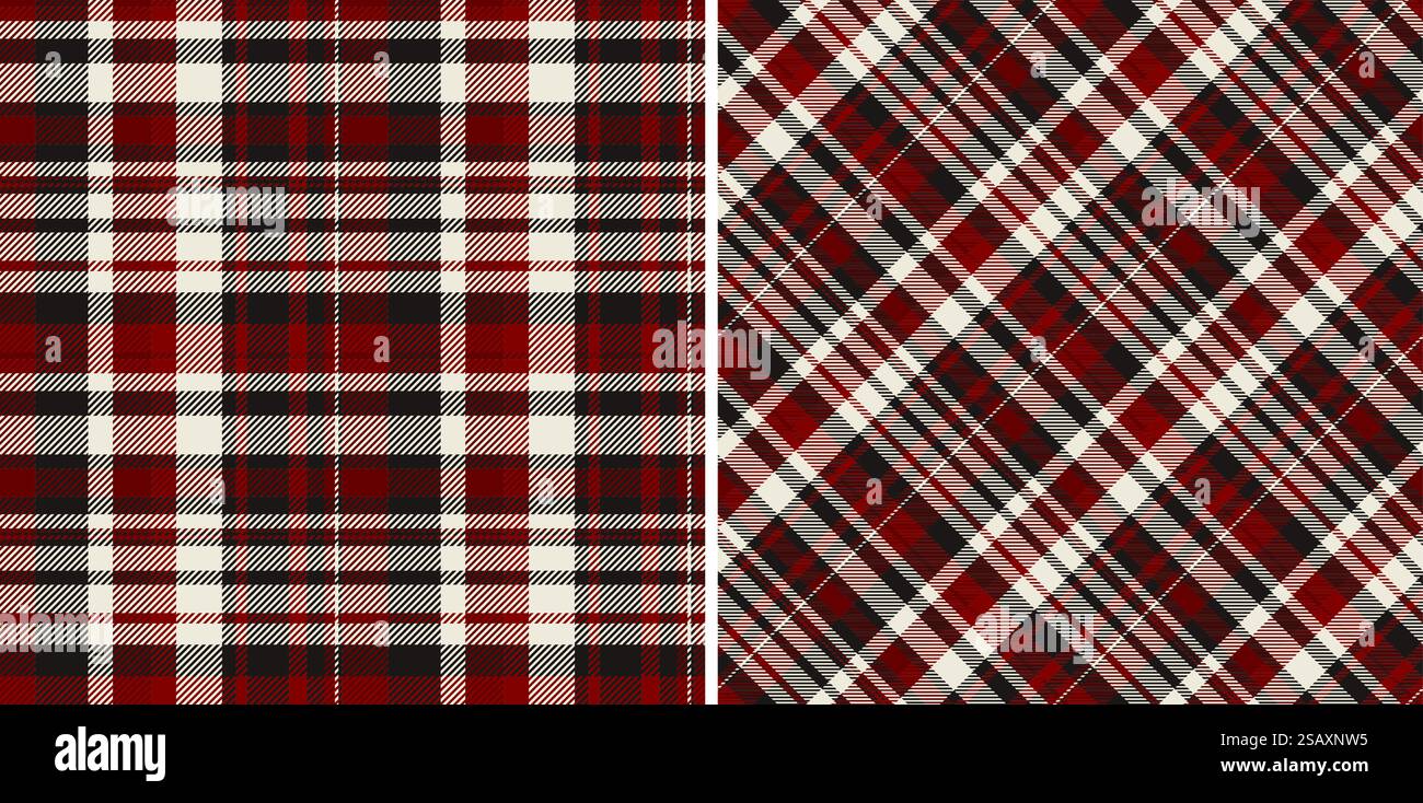 Tartan fabric vector of seamless background textile with a check plaid ...