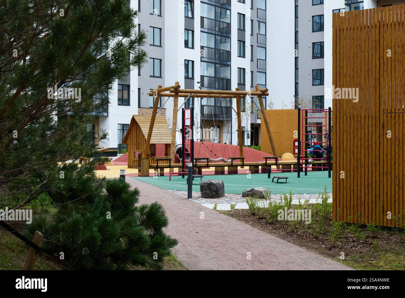 Innovative and Modern Playground Design Concepts in a Residential ...