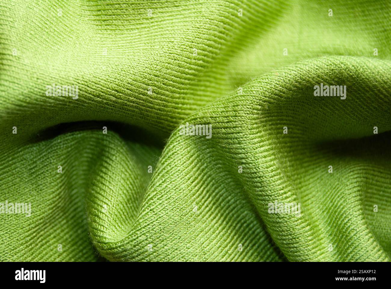 Soft olive green fabric texture for a warm and cozy background Stock ...