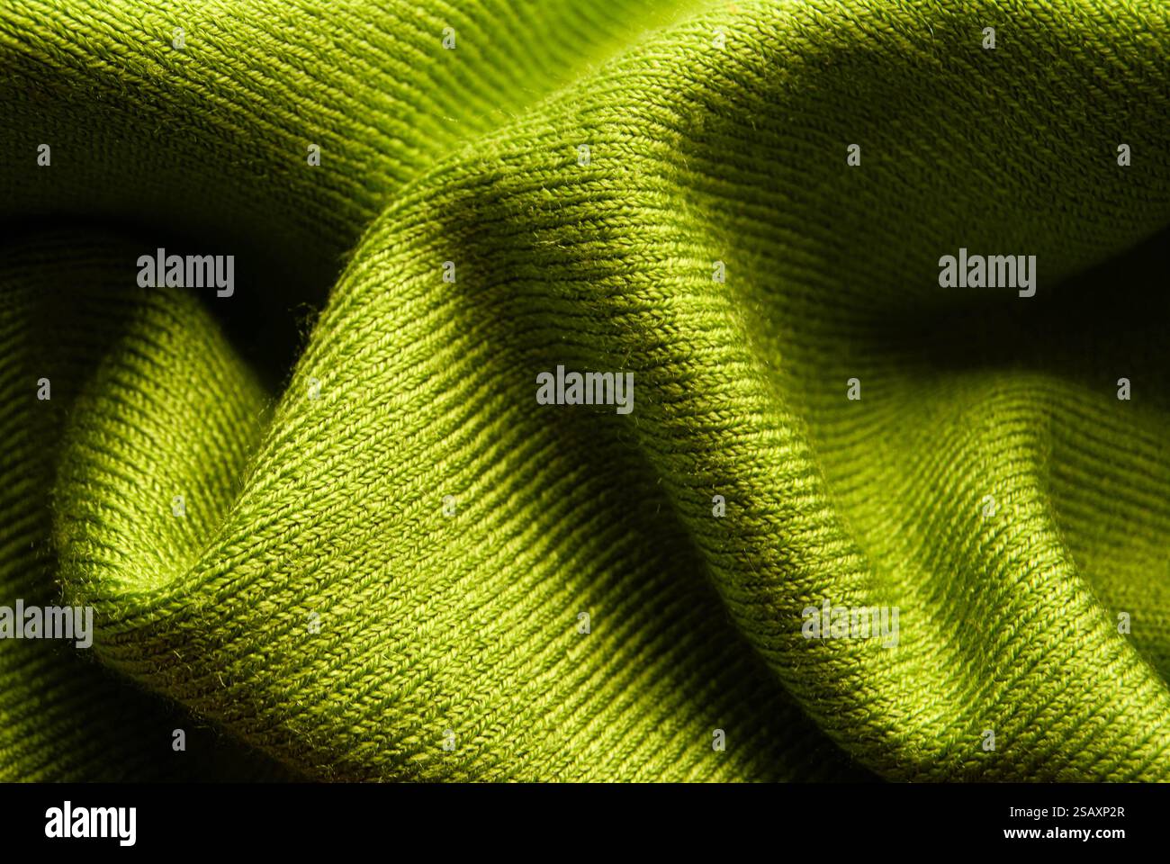 Soft olive green fabric texture for a warm and cozy background Stock ...