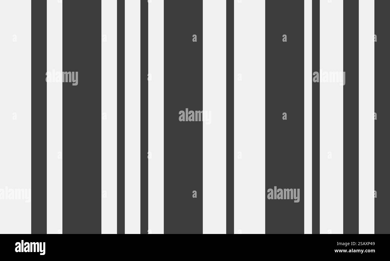 Pattern of vertical stripes, black and white thin and thick lines ...