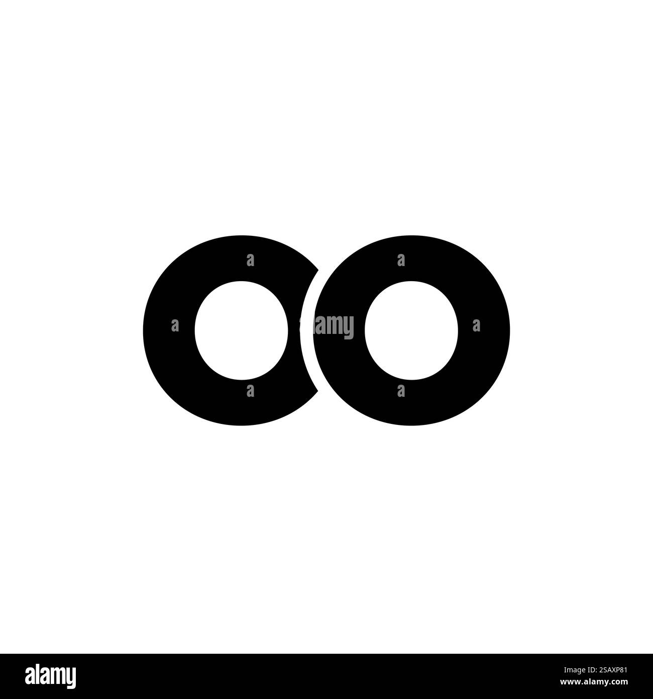 Oo logo template Cut Out Stock Images & Pictures - Alamy