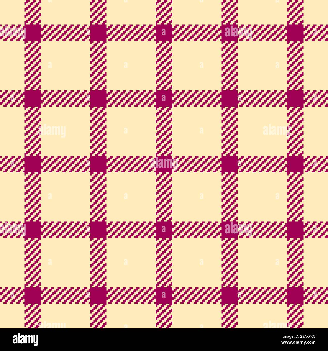 Fuzzy plaid vector fabric, sofa tartan textile background. Old texture ...