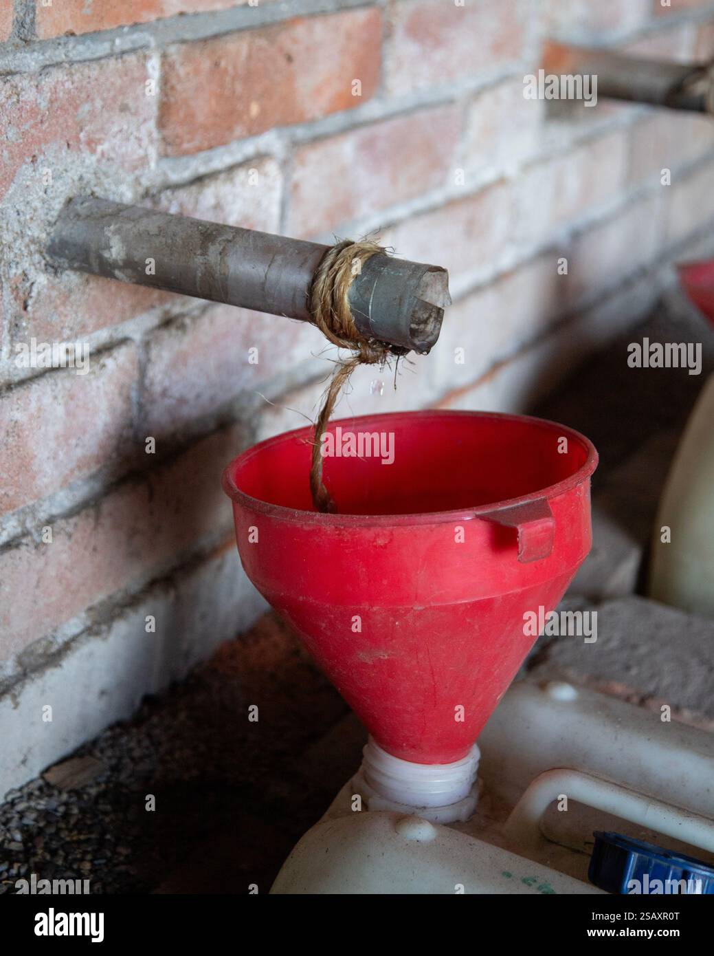Mezcal is fermented and distilled in copper still tanks in artisanal ...