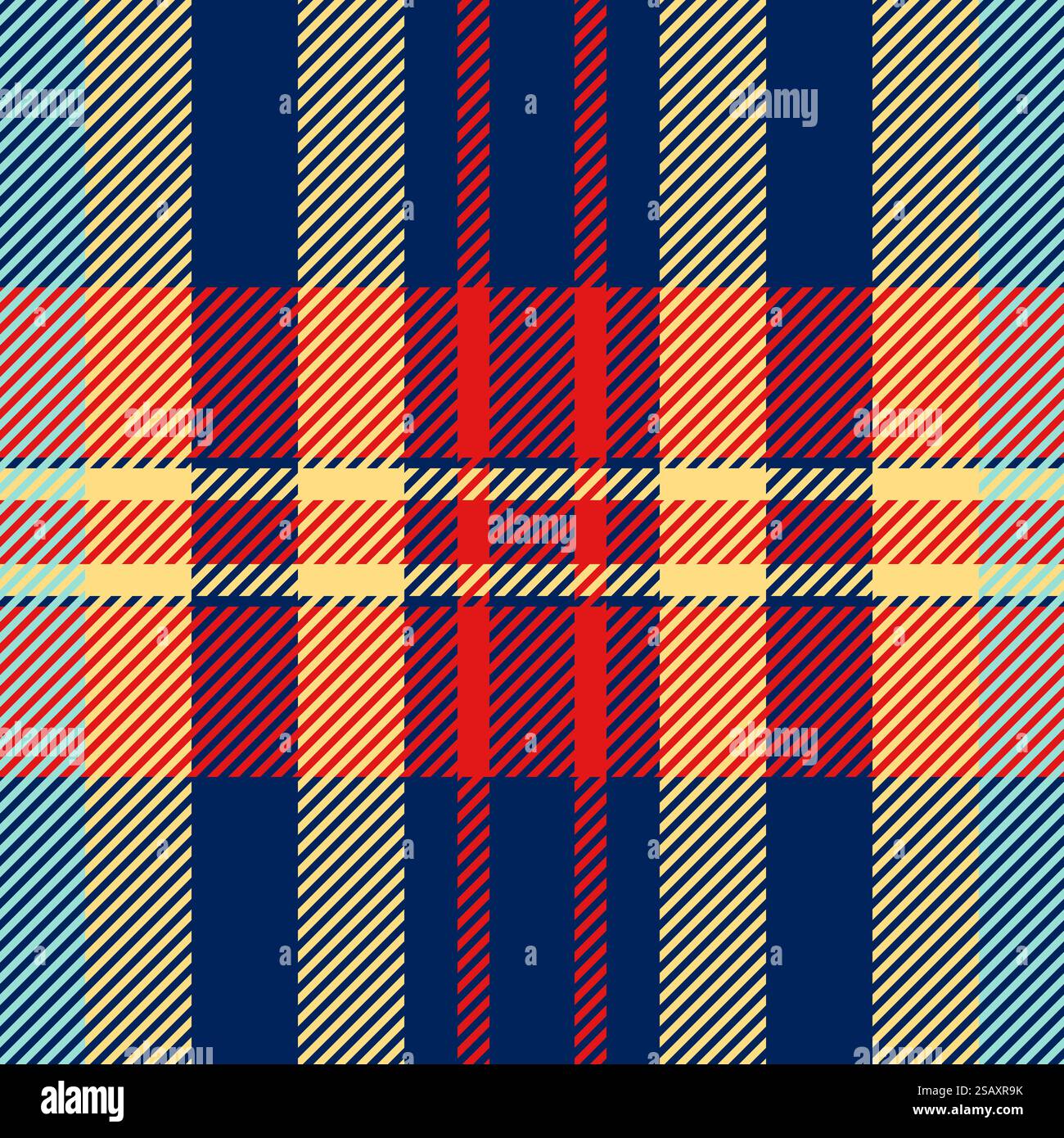 Textile design of textured plaid. Checkered fabric pattern tartan for ...