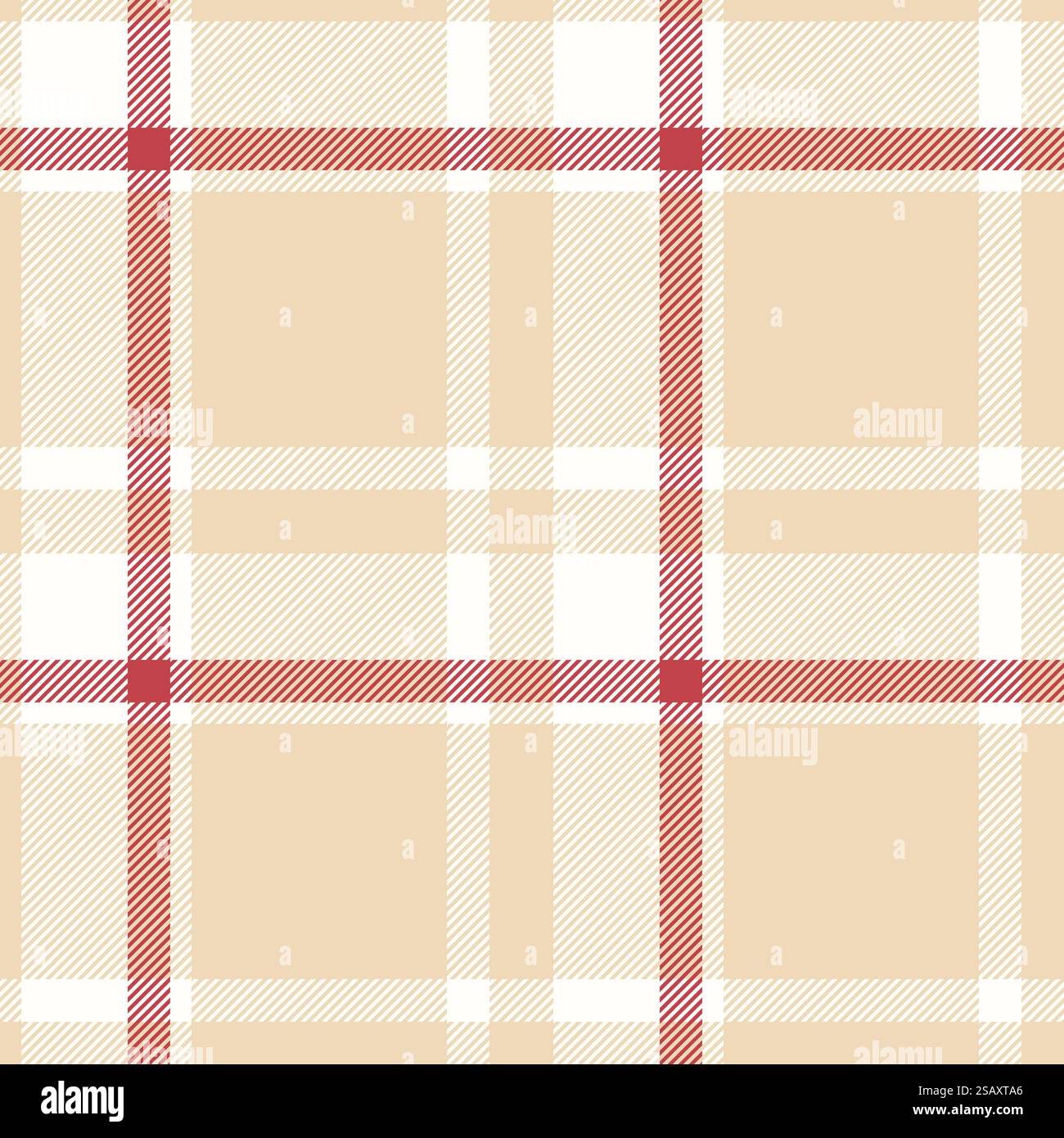 Plaid seamless pattern in yellow. Check fabric texture. Vector textile ...