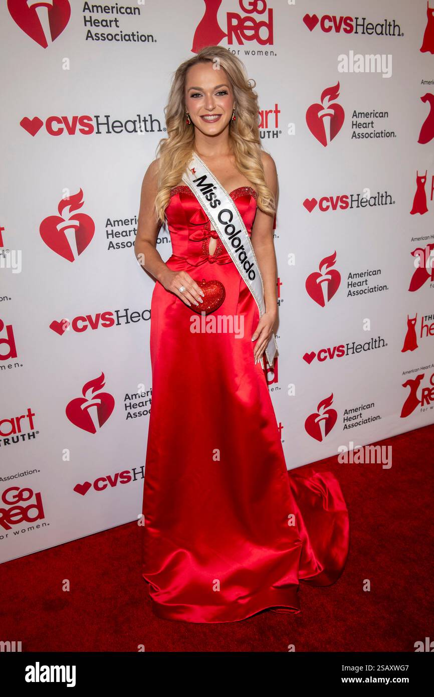 NEW YORK, NEW YORK - JANUARY 30: Miss Colorado 2024 Alexandra Lotko ...