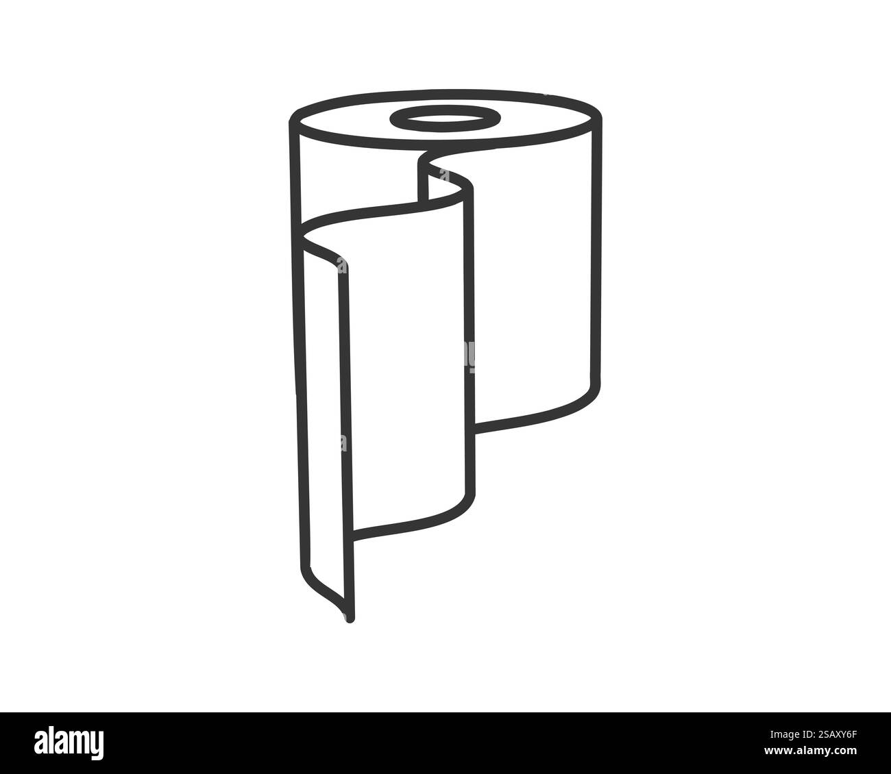 Toilet paper roll or tube icon design, template for wc. Bathroom ...