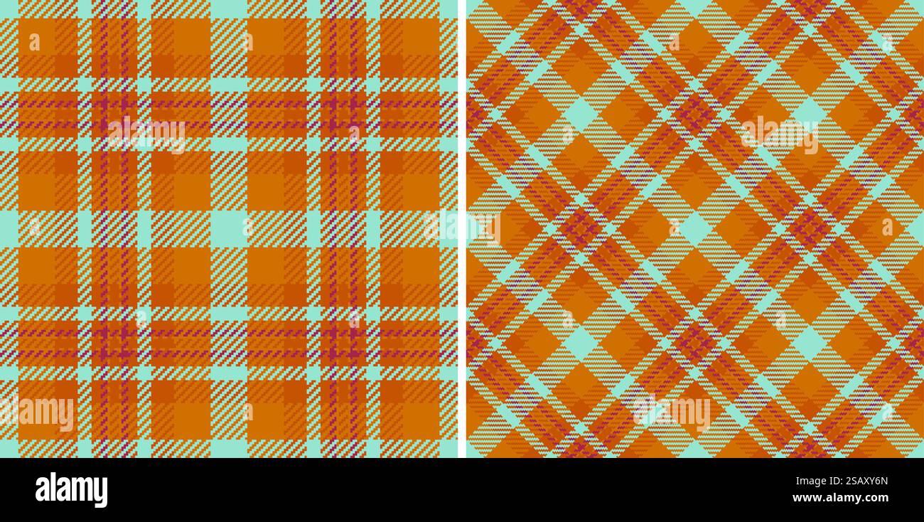 Fabric background textile of vector tartan texture with a check plaid ...