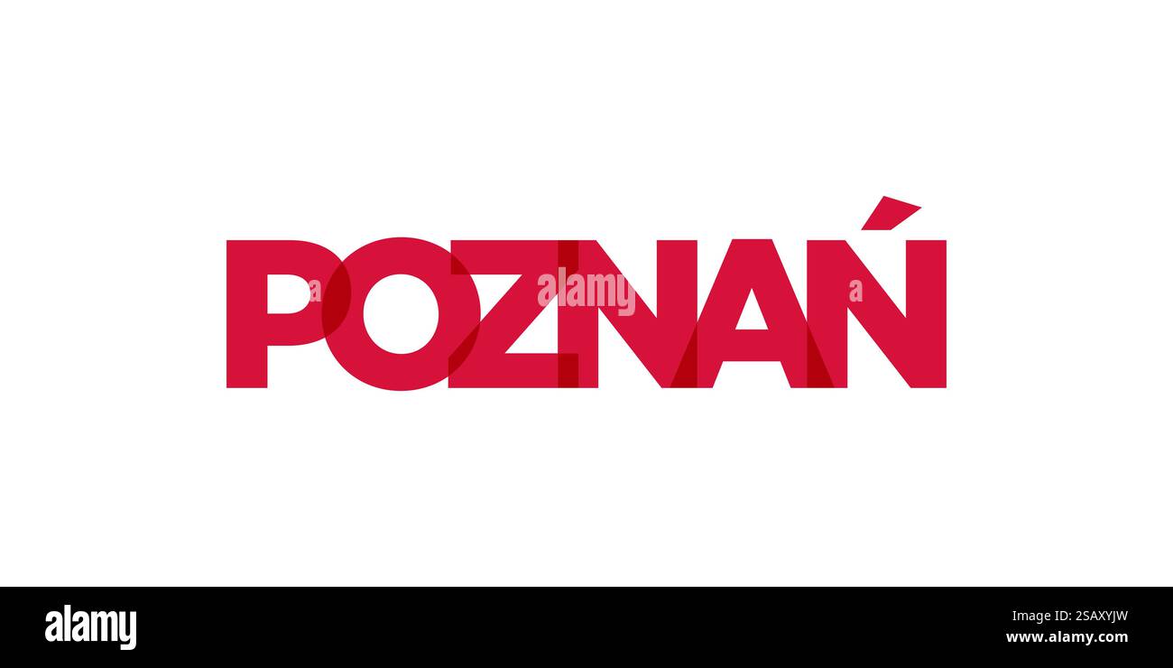 Poznan in the Poland emblem for print and web. Design features ...