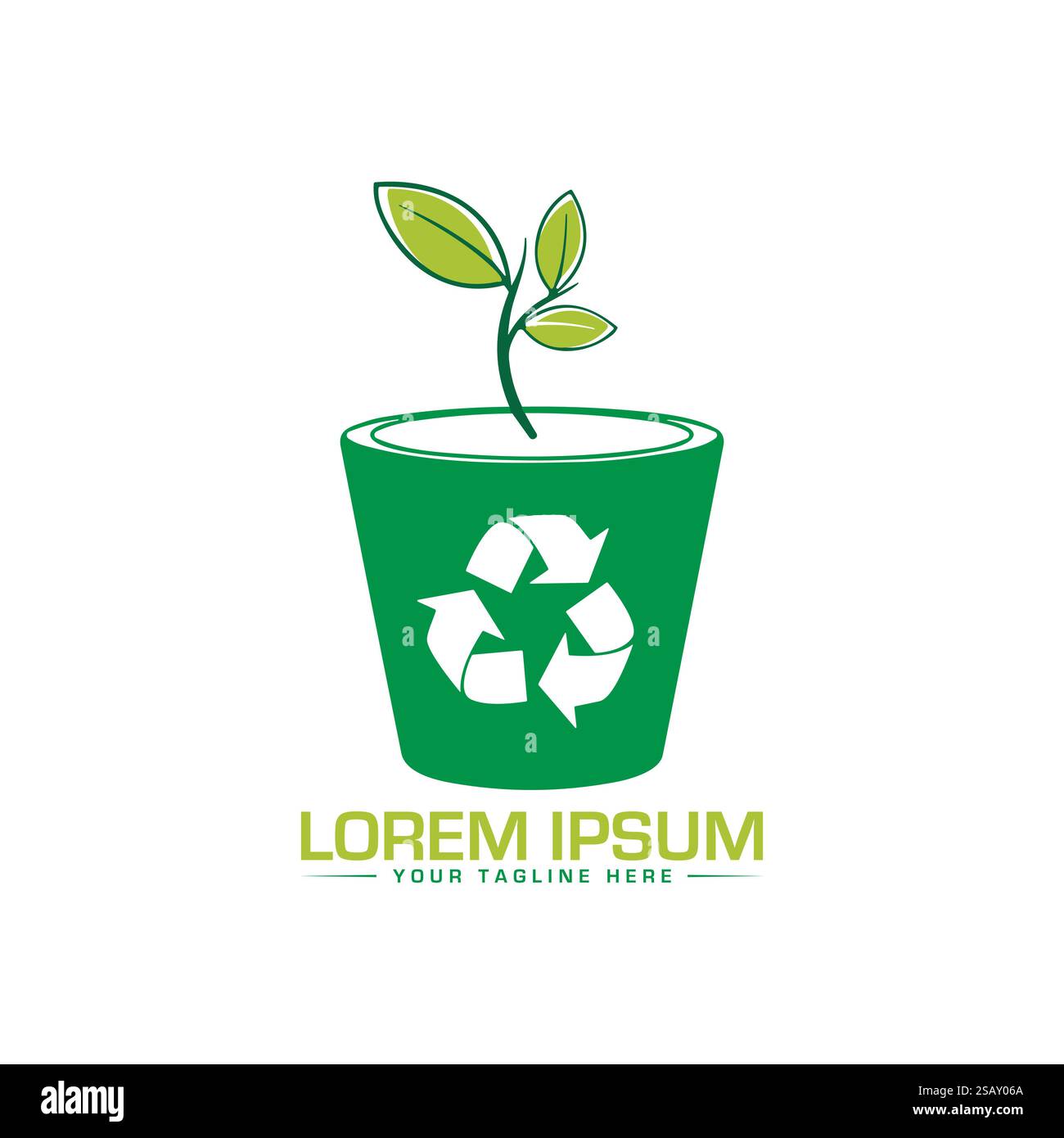 recycling logo design Stock Vector Image & Art - Alamy