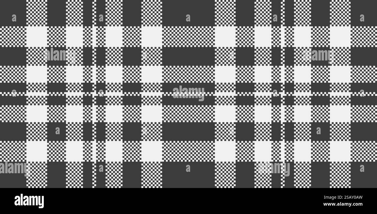 Repeat textile check tartan, conceptual seamless plaid pattern ...