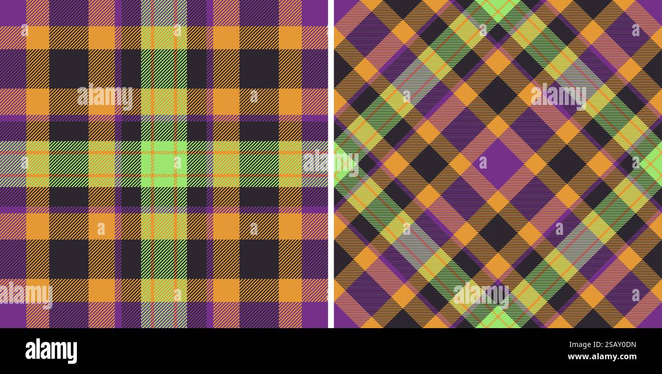 Vector textile tartan of plaid fabric background with a pattern check ...