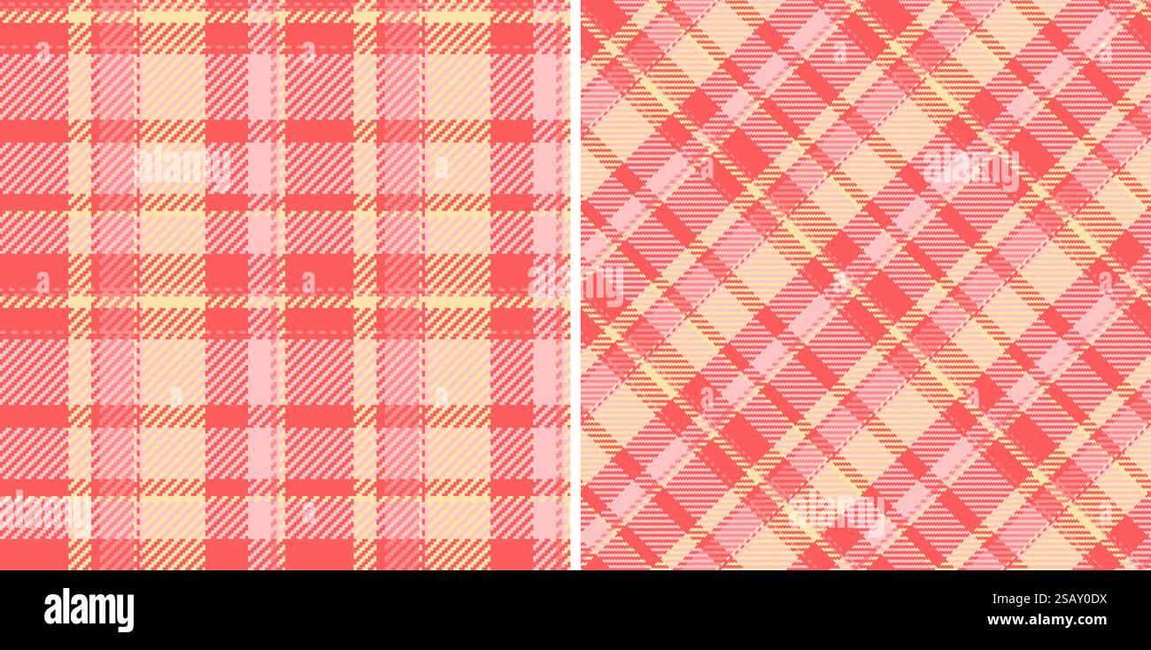 Pattern check texture of tartan fabric background with a textile vector ...