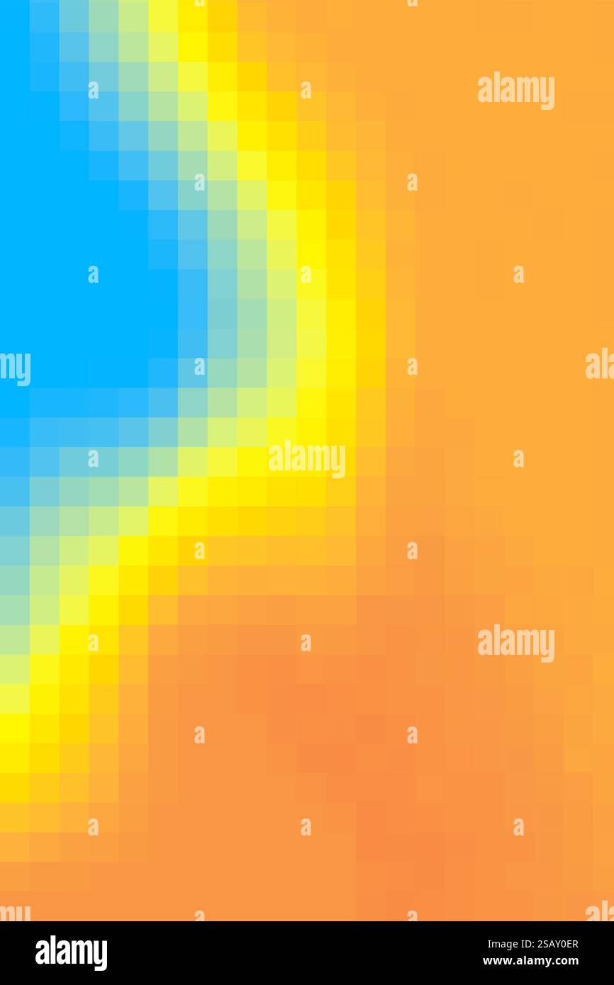 Abstract geometric background with smooth transition from blue to ...