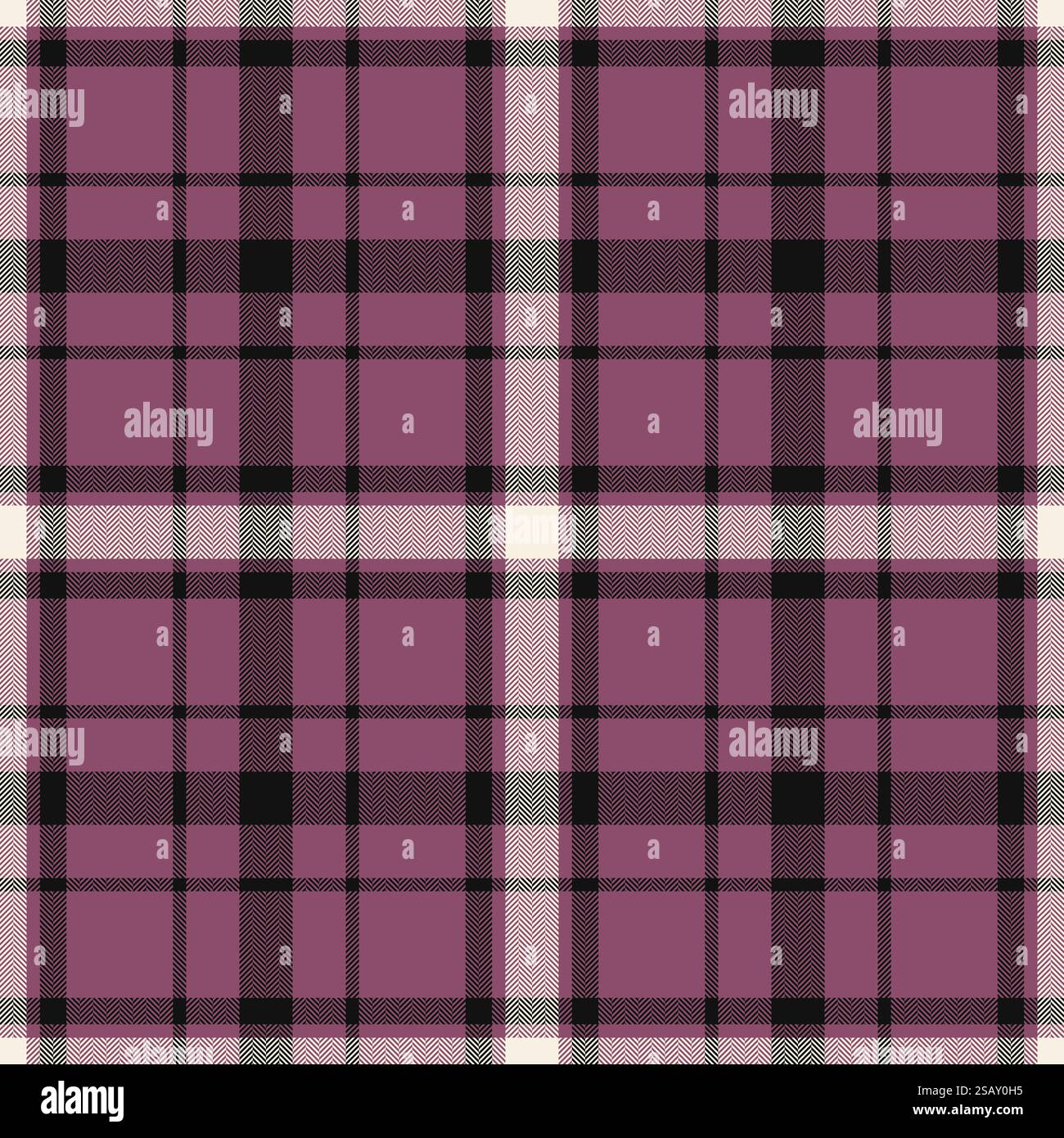 Plaid seamless pattern in pink. Check fabric texture. Vector textile ...