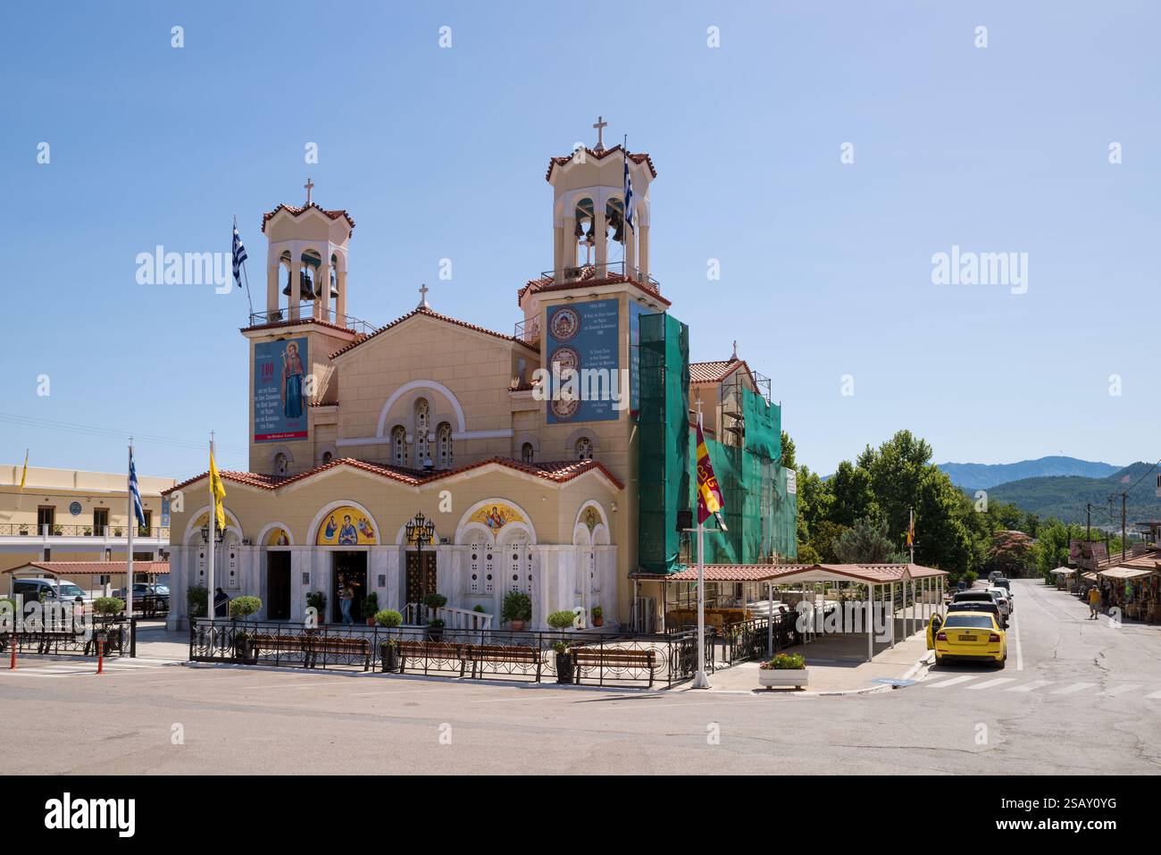 June 27th 2024 - Prokopi, Greece - The church of Saint John the Russian ...