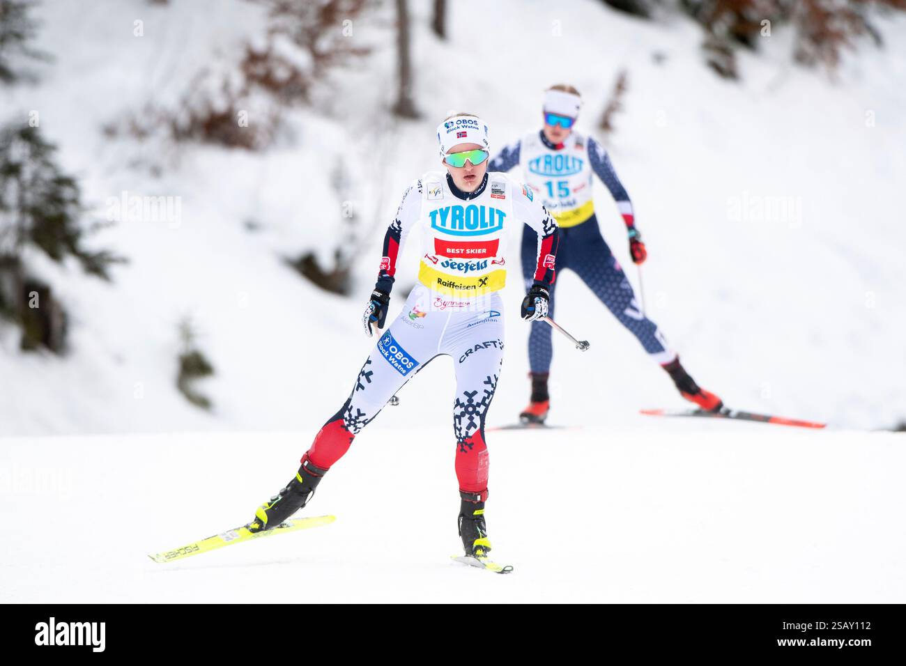 WESTVOLD HANSEN Gyda (Norwegen) beim 5km Langlauf, AUT, FIS Nordische ...