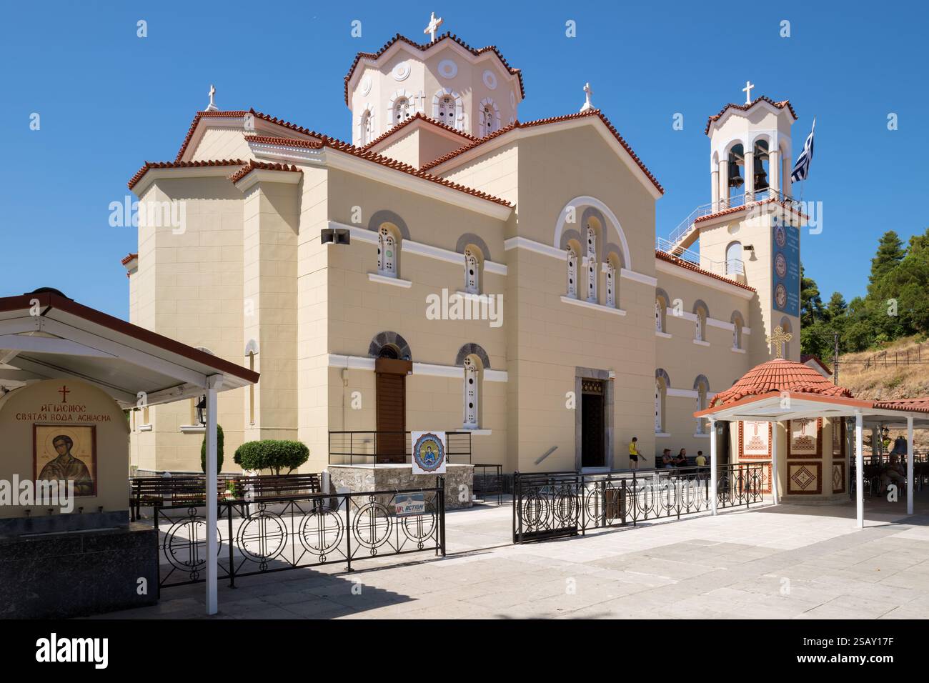 June 27th 2024 - Prokopi, Greece - The church of Saint John the Russian ...
