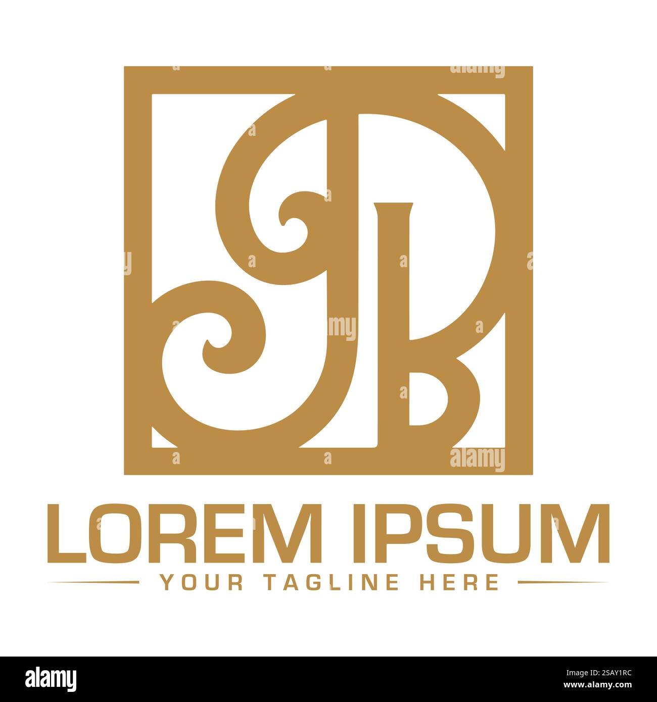 JB Letter Logo Design Stock Vector Image & Art - Alamy