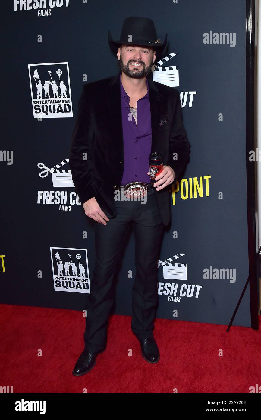 Justin Andrews bei der Premiere des Kinofilms 'Grace Point' im Regal LA ...