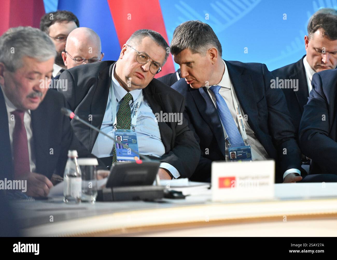 Almaty, Kazakhstan. 31st Jan, 2025. Russian Minister of Economic ...