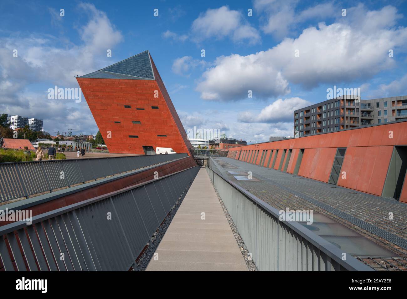 This is the architecture of the Museum of the Second World War, a ...