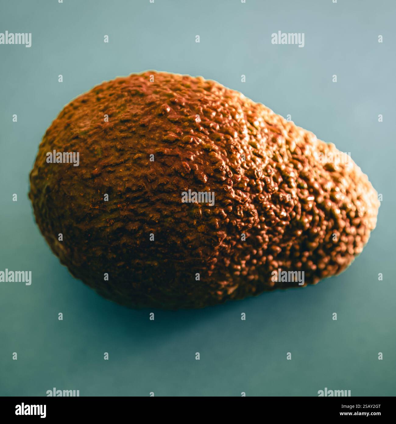 Avocado in stages of being prepared, close up skin textures Stock Photo ...
