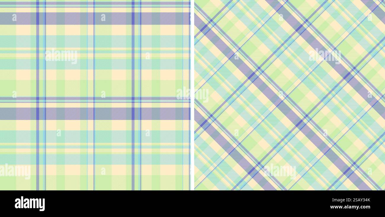 Fabric pattern background of check textile vector with a tartan ...
