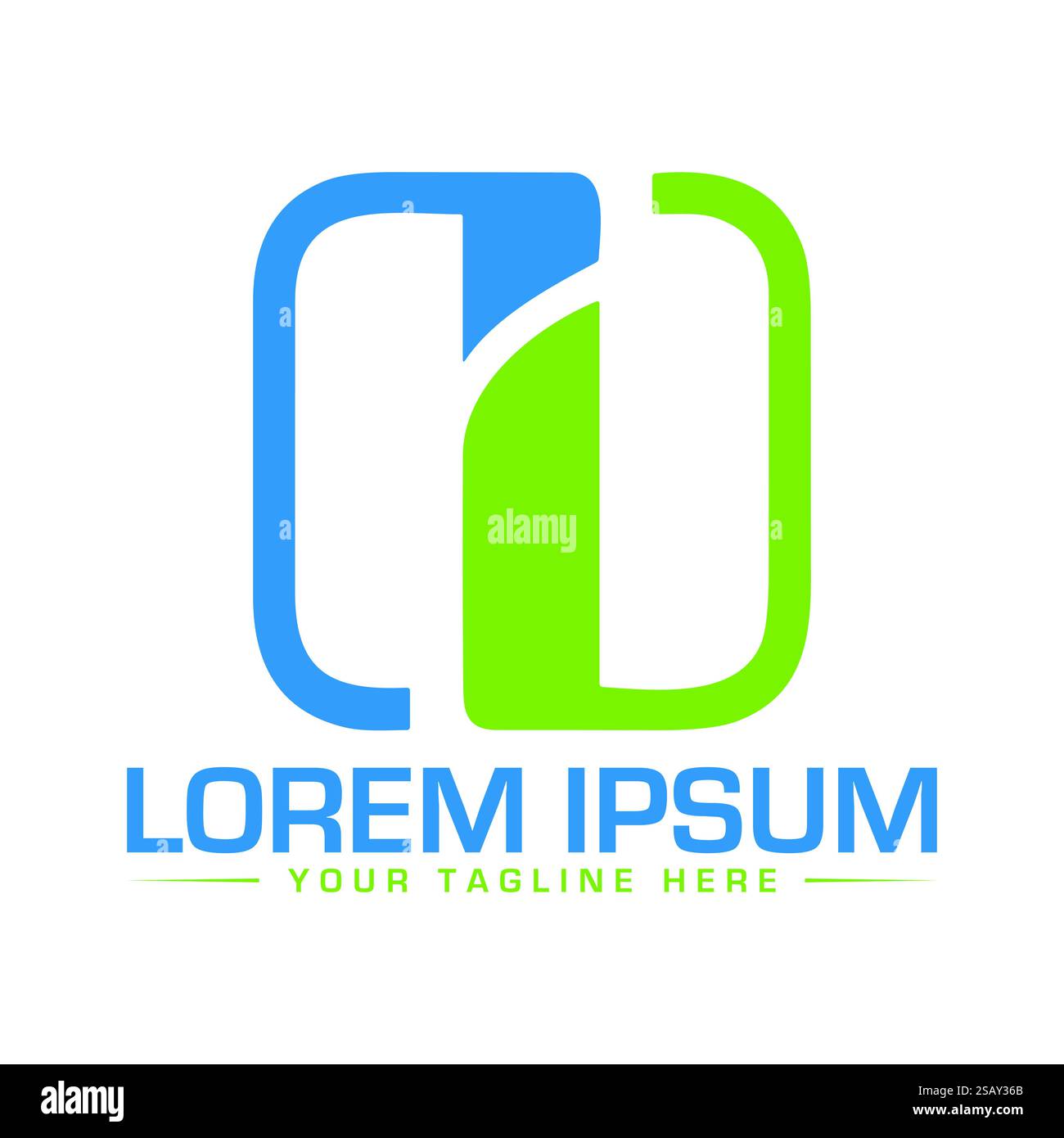 I Letter Logo Design Stock Vector Image & Art - Alamy