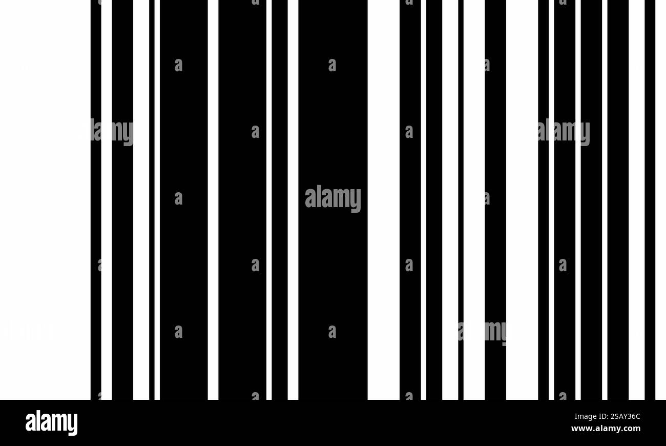 Pattern of vertical stripes, black and white thin and thick lines ...