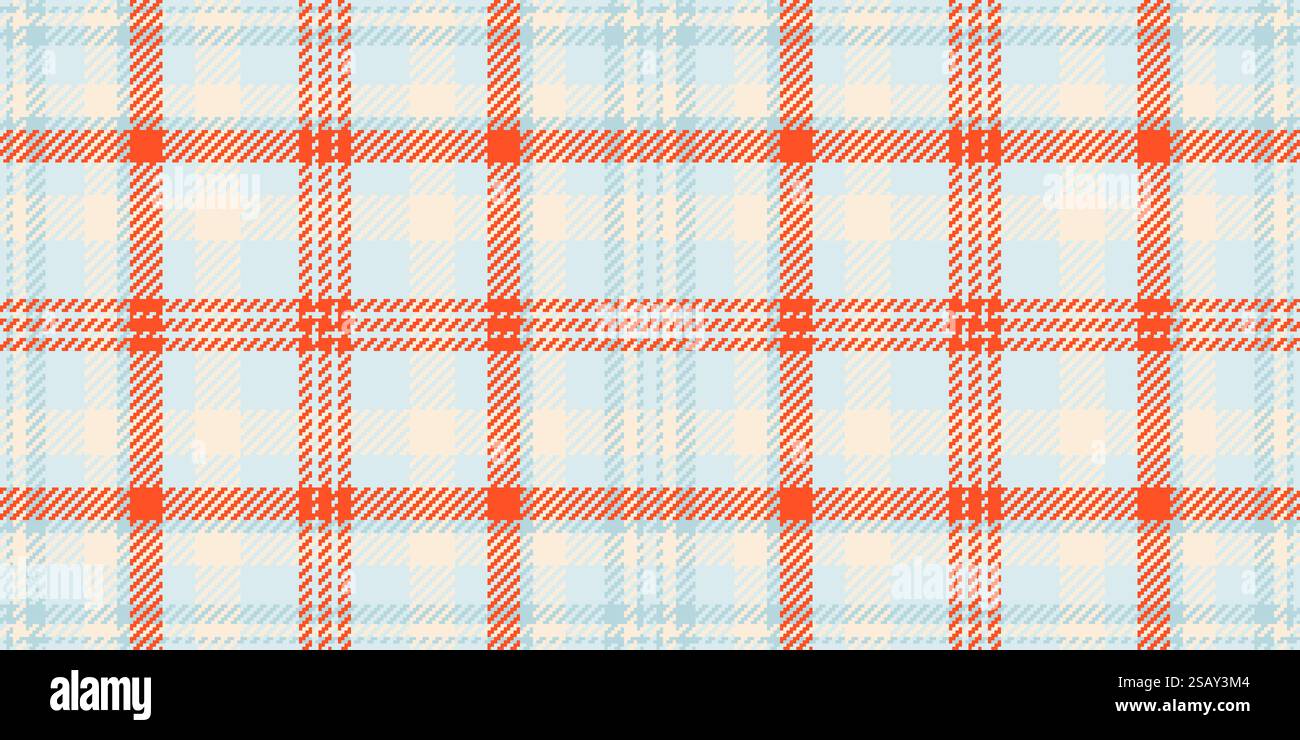 Large seamless tartan texture, teenage vector fabric pattern. Spring ...
