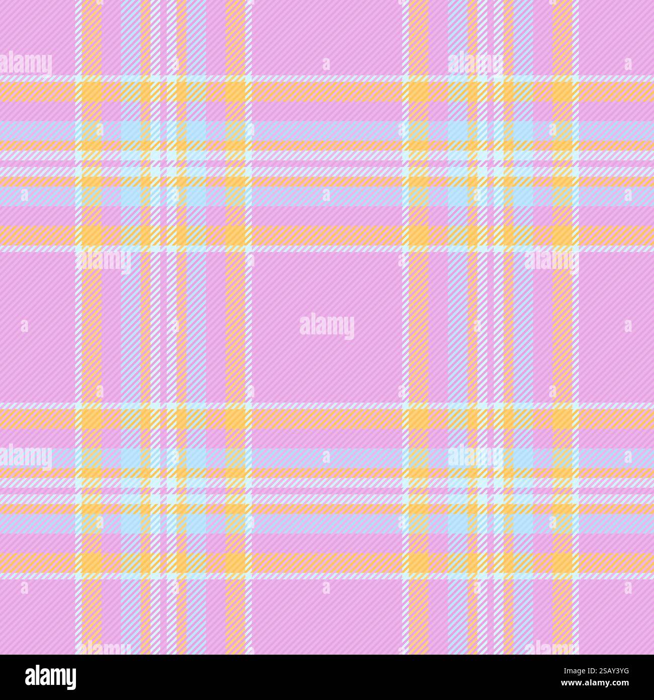 Texture vector check of fabric plaid textile with a seamless tartan ...