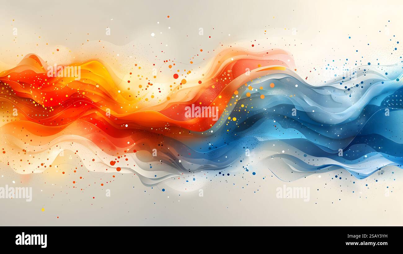 This striking abstract banner design showcases a mesmerizing visual ...