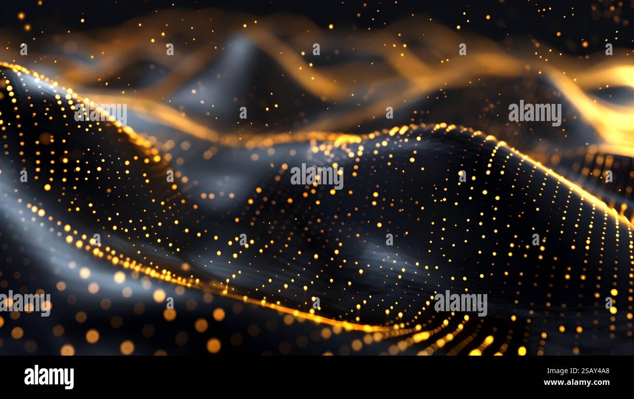 This mesmerizing digital artwork depicts a dynamic and visually ...