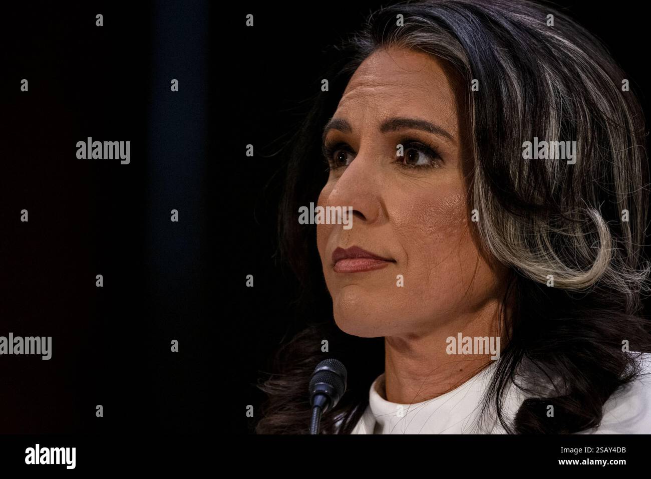 Washington, New York, USA. 30th Jan, 2025. Tulsi Gabbard testifies at ...