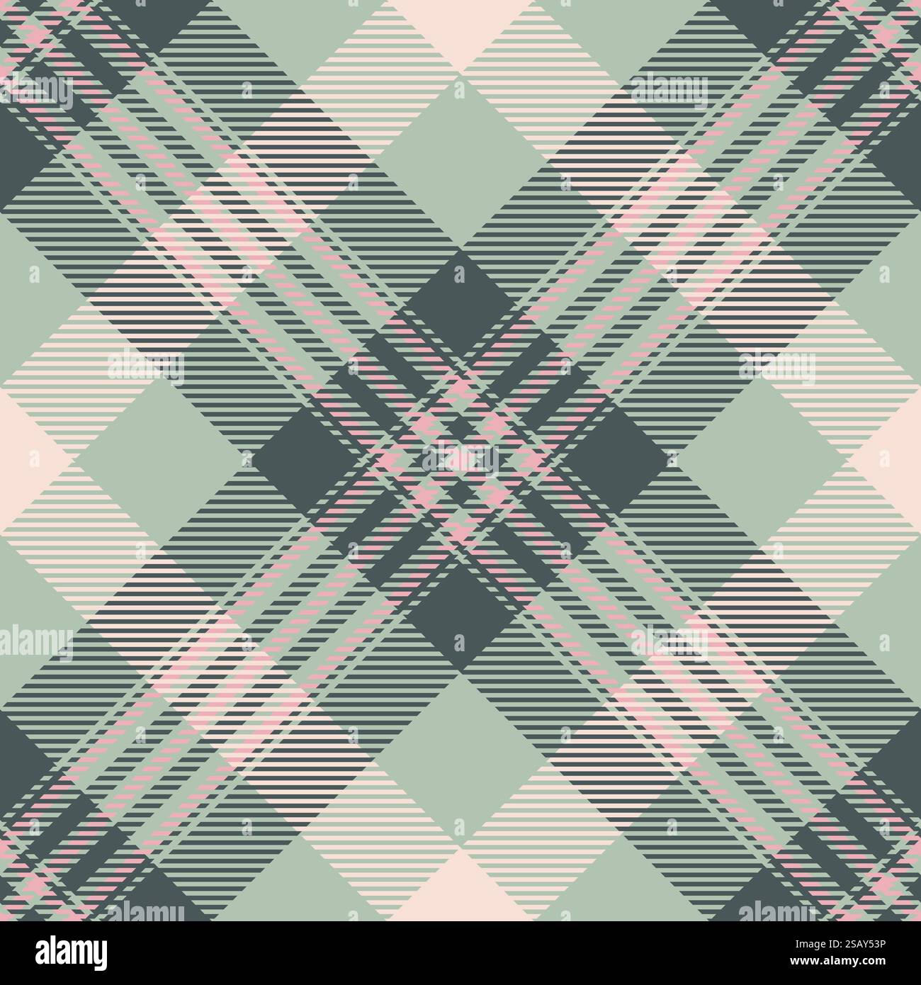 Stationary pattern plaid check, package textile tartan fabric. Fibrous ...