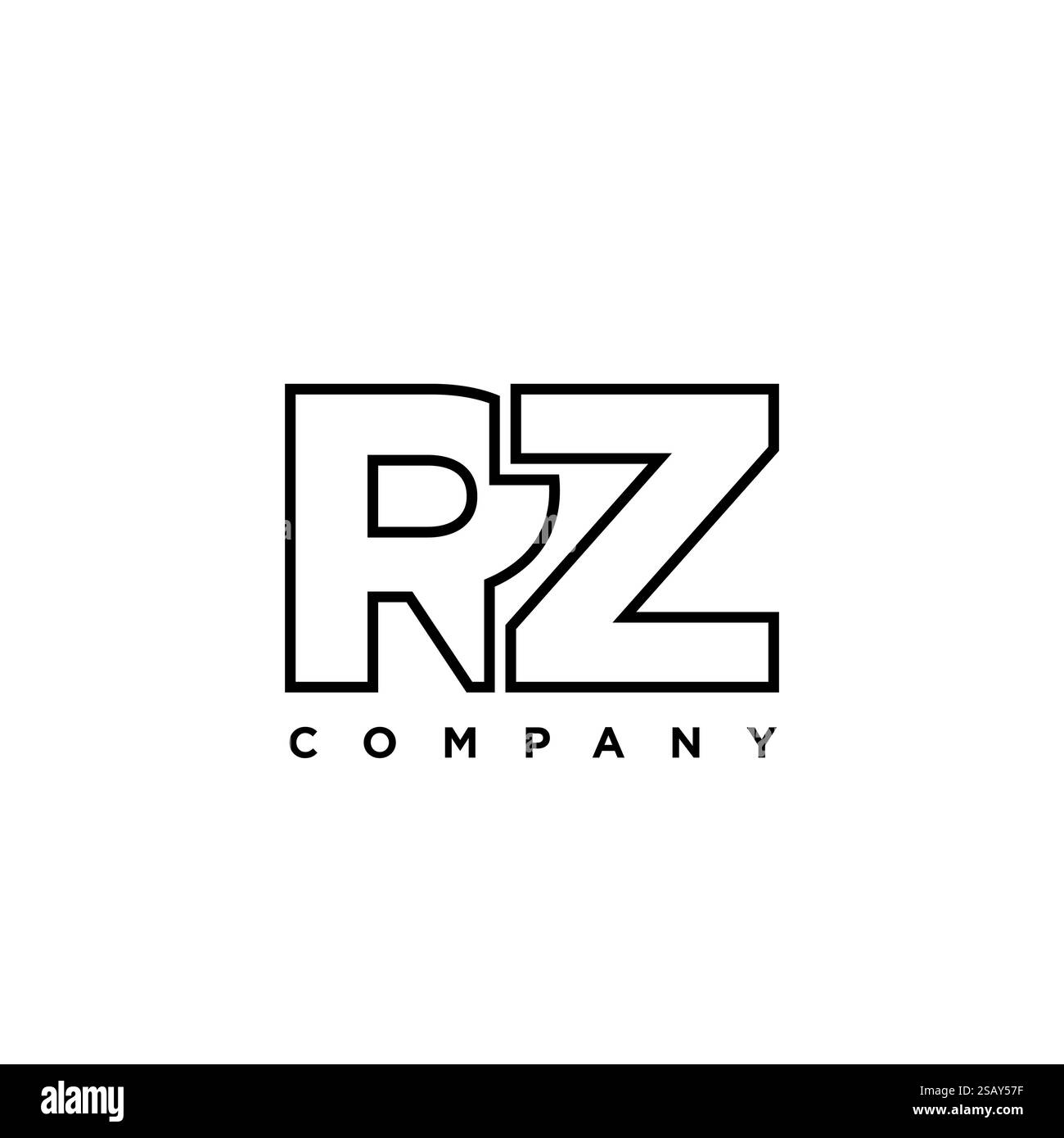 Rz tech logo Black and White Stock Photos & Images - Alamy
