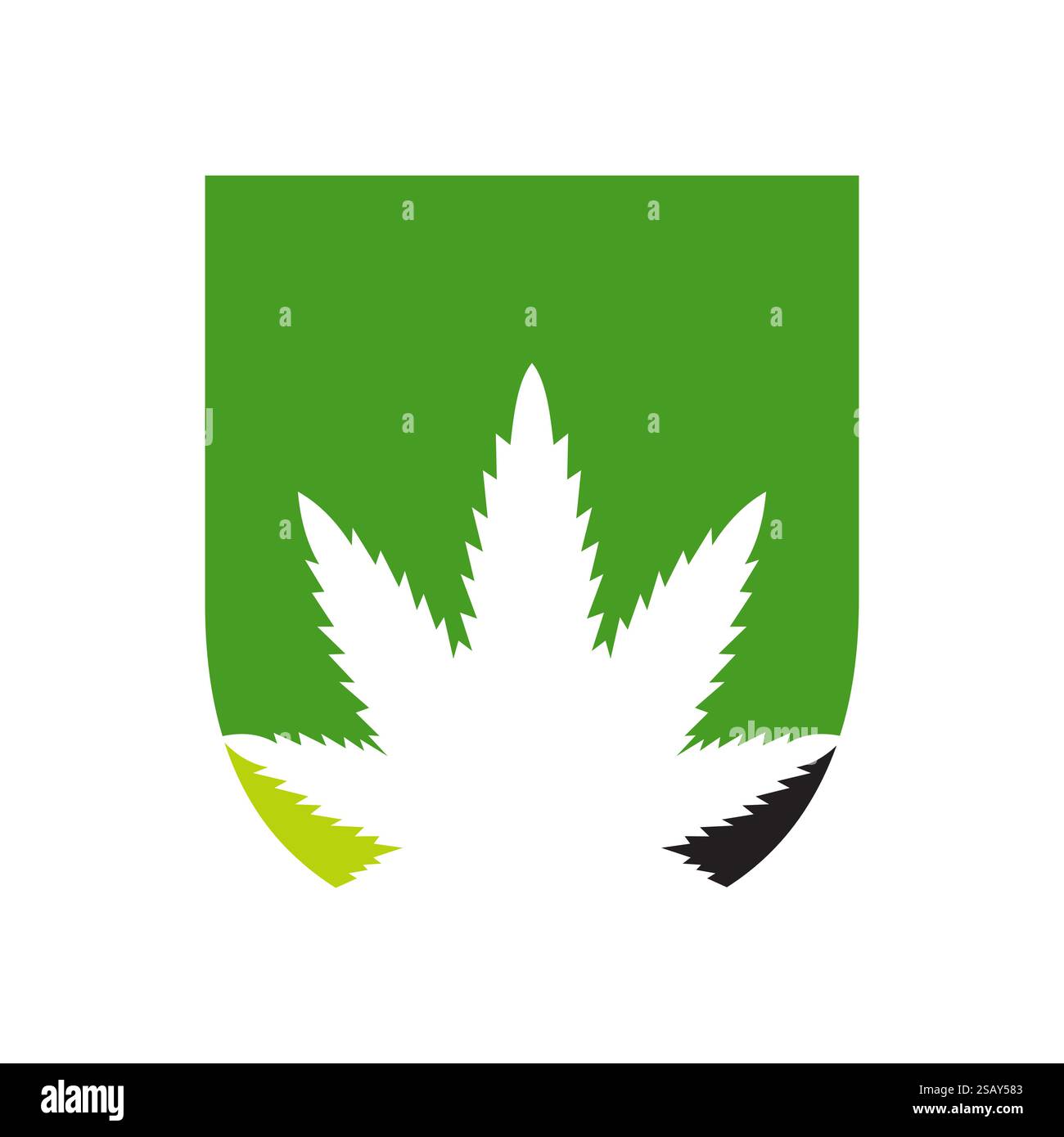 U letter leaf logo hi-res stock photography and images - Alamy