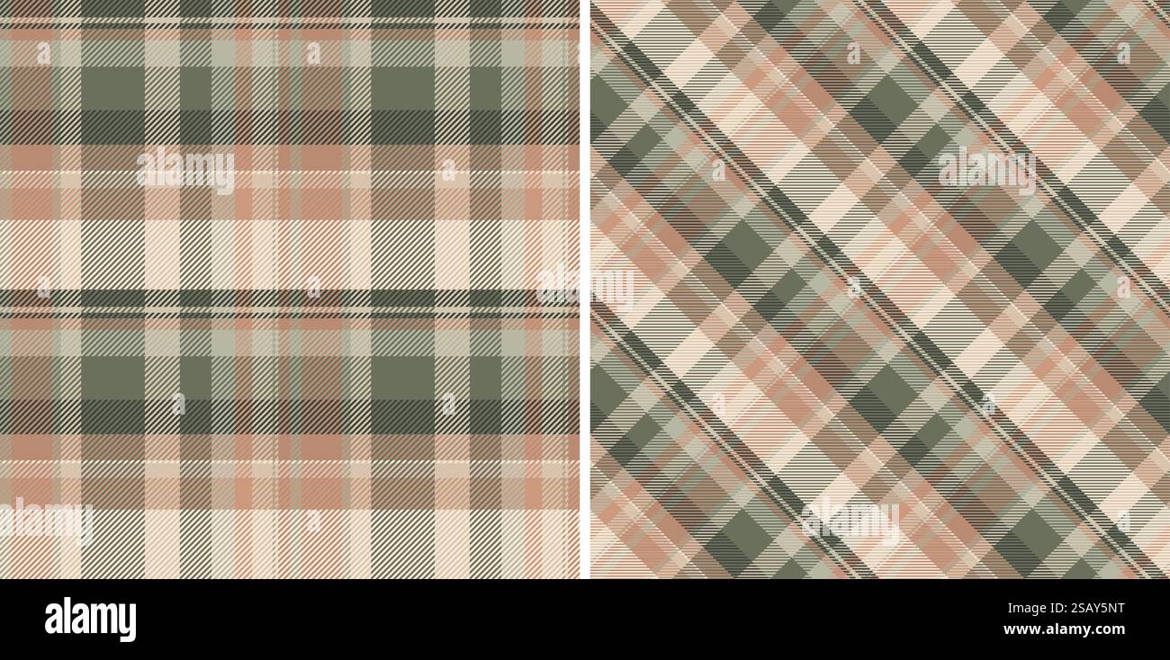 Textile pattern fabric of tartan check seamless with a vector plaid ...