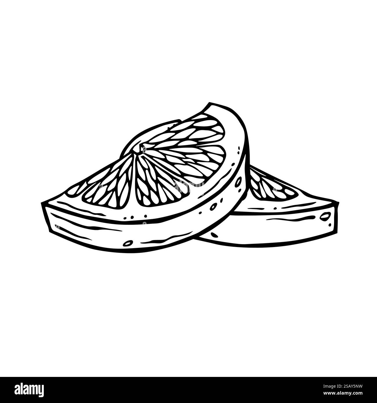 Lime slice clipart Black and White Stock Photos & Images - Alamy